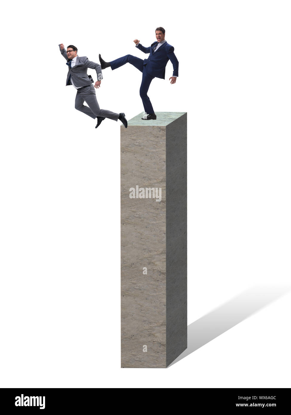 Business competition concept with two businessmen Stock Photo - Alamy