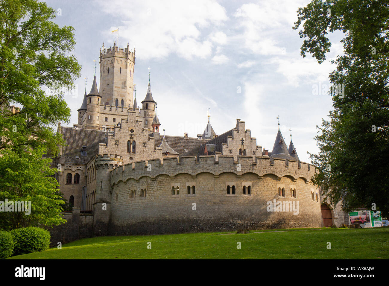 Exterior of Marienburg castle near Hanover, Germany Stock Photo - Alamy