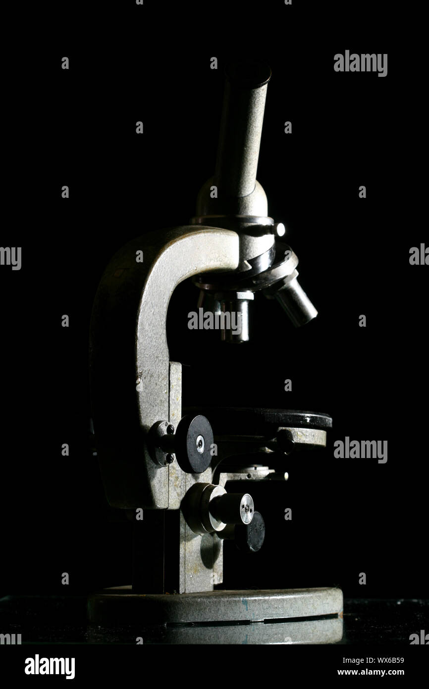 microscope close up science background Stock Photo - Alamy