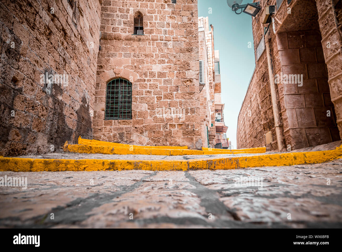 The old city of Jaffa, an old Arab village near the modern city of Tel ...