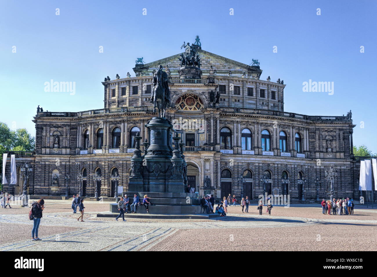 Dresden Semper Opera House Stock Photo - Alamy