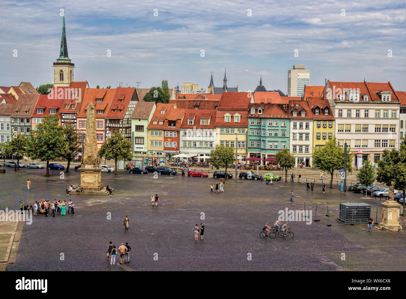 Erfurt Cathedral Square Stock Photo - Alamy