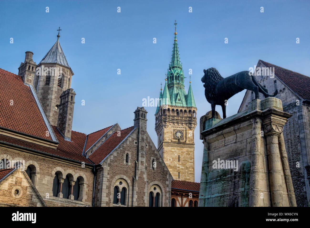 Brunswick Old Town Stock Photo - Alamy