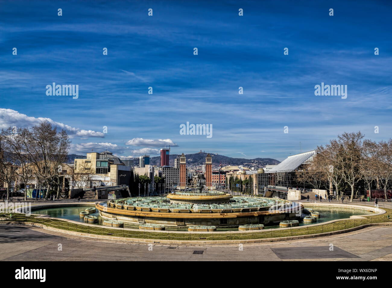 Barcelona Font Magica Stock Photo - Alamy