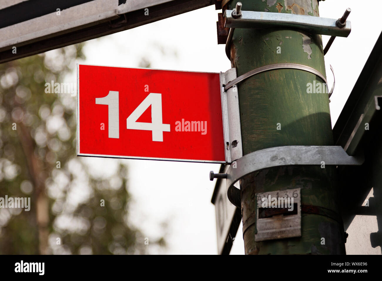 Fourteenth sign hi-res stock photography and images - Alamy