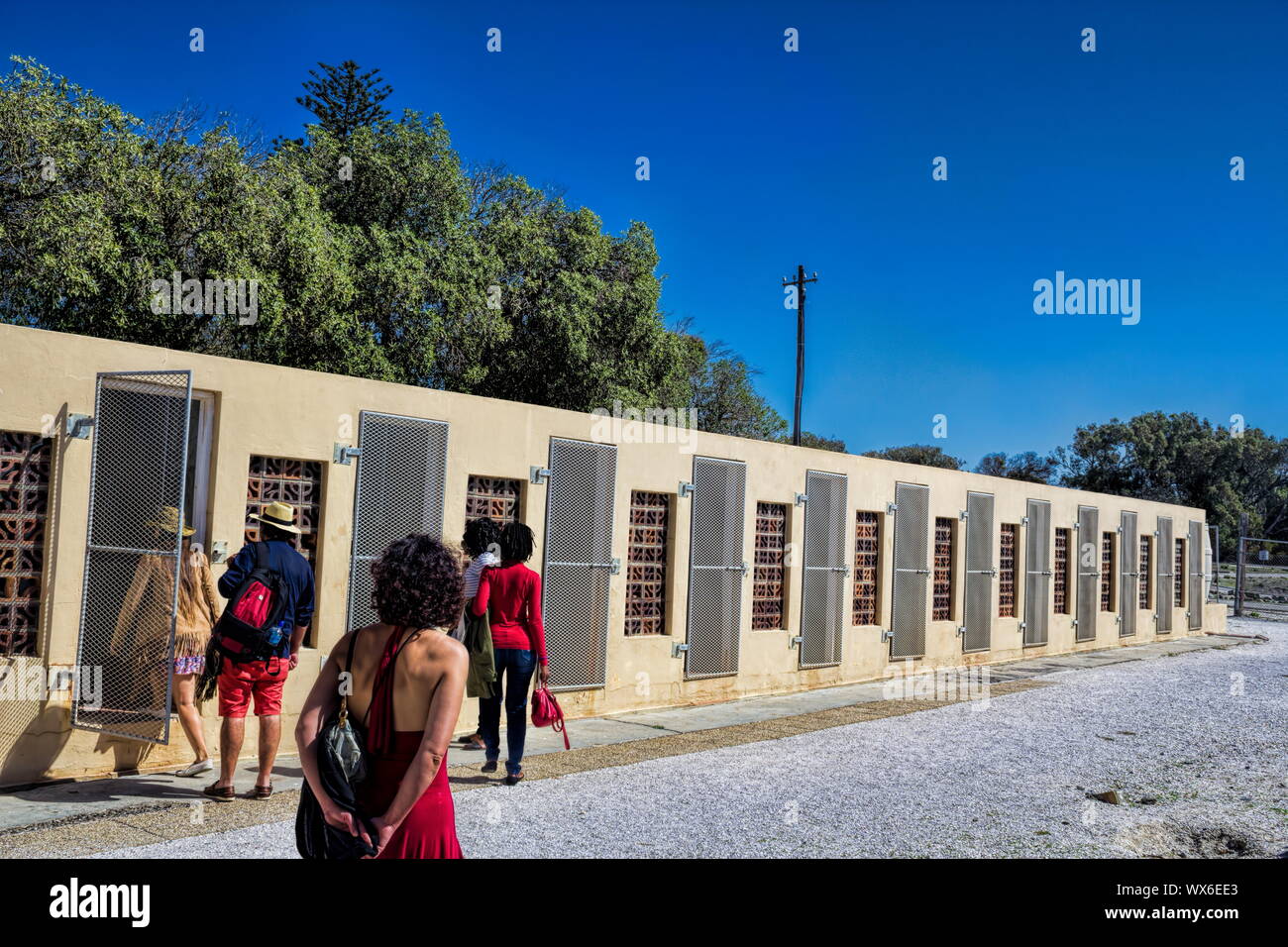 Robben Island, cell wing Stock Photo - Alamy
