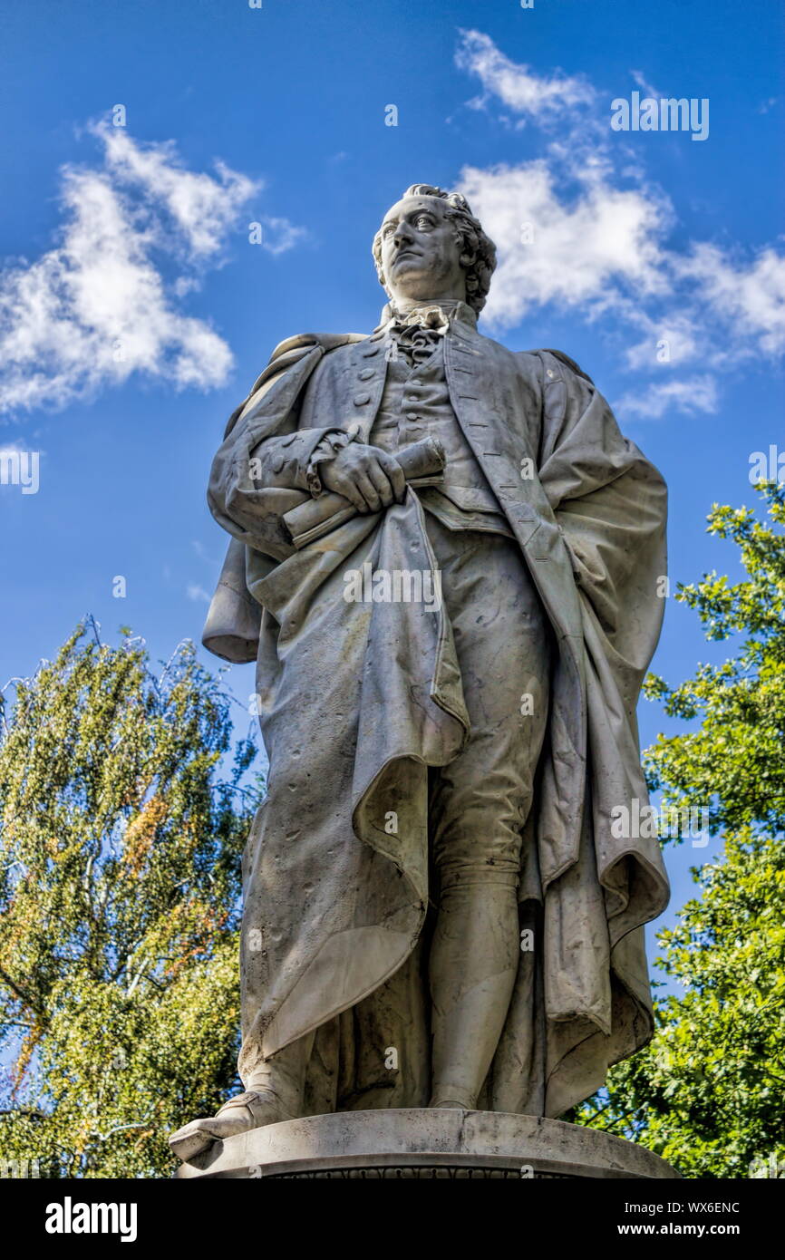 Berlin, Goethe Monument Stock Photo - Alamy