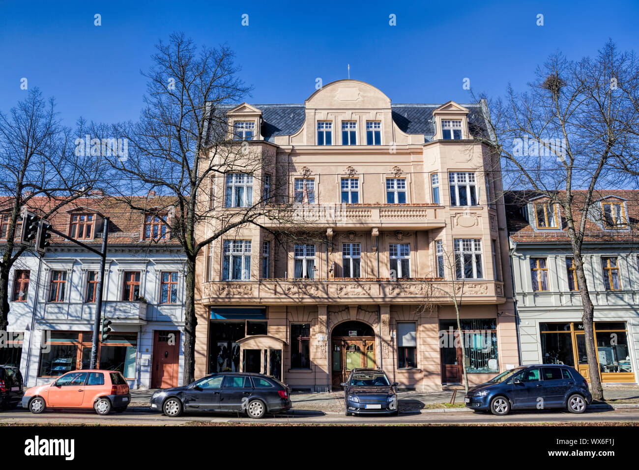Renovated old buildings Stock Photo - Alamy