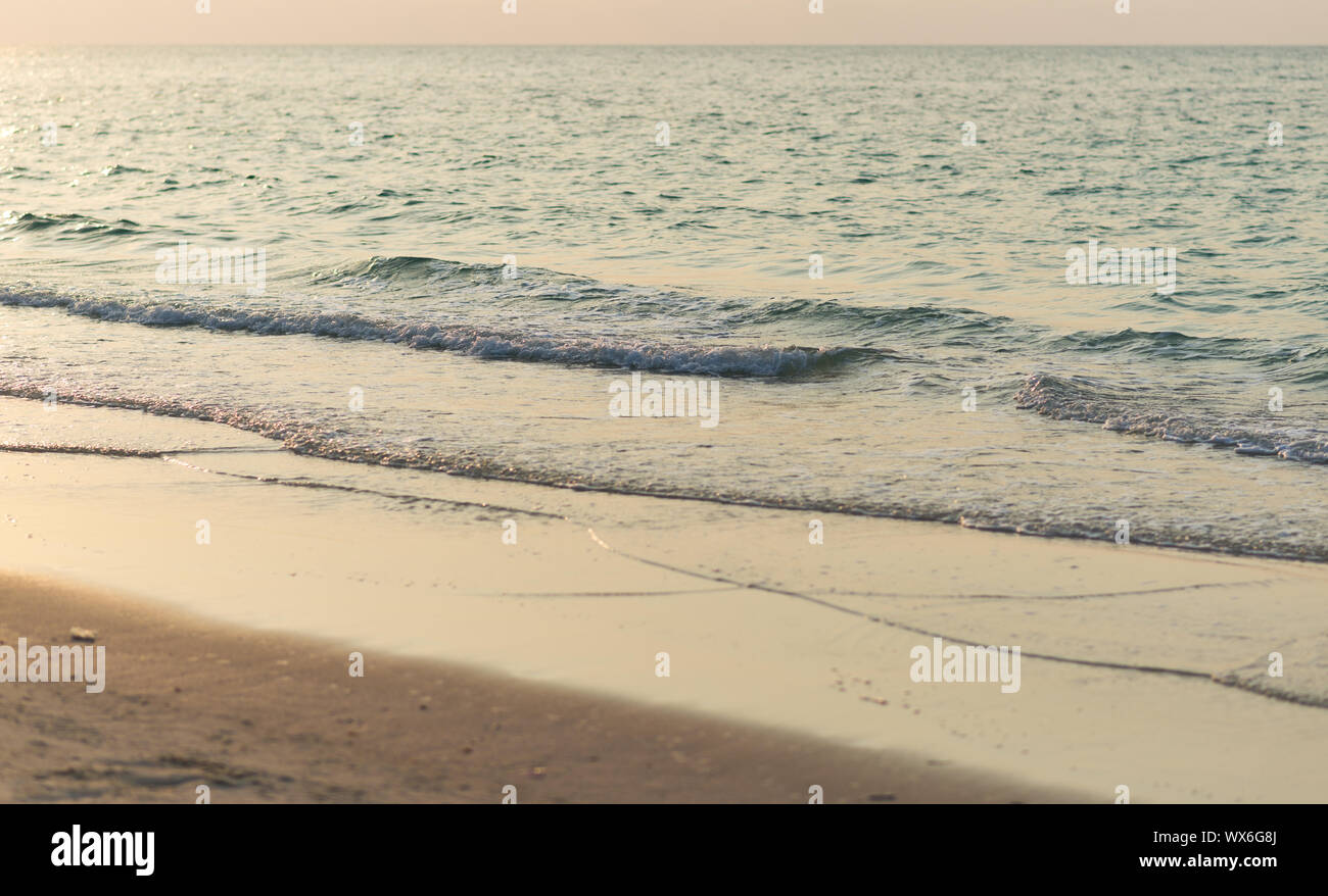 Surf and sand at sunset hi-res stock photography and images - Alamy