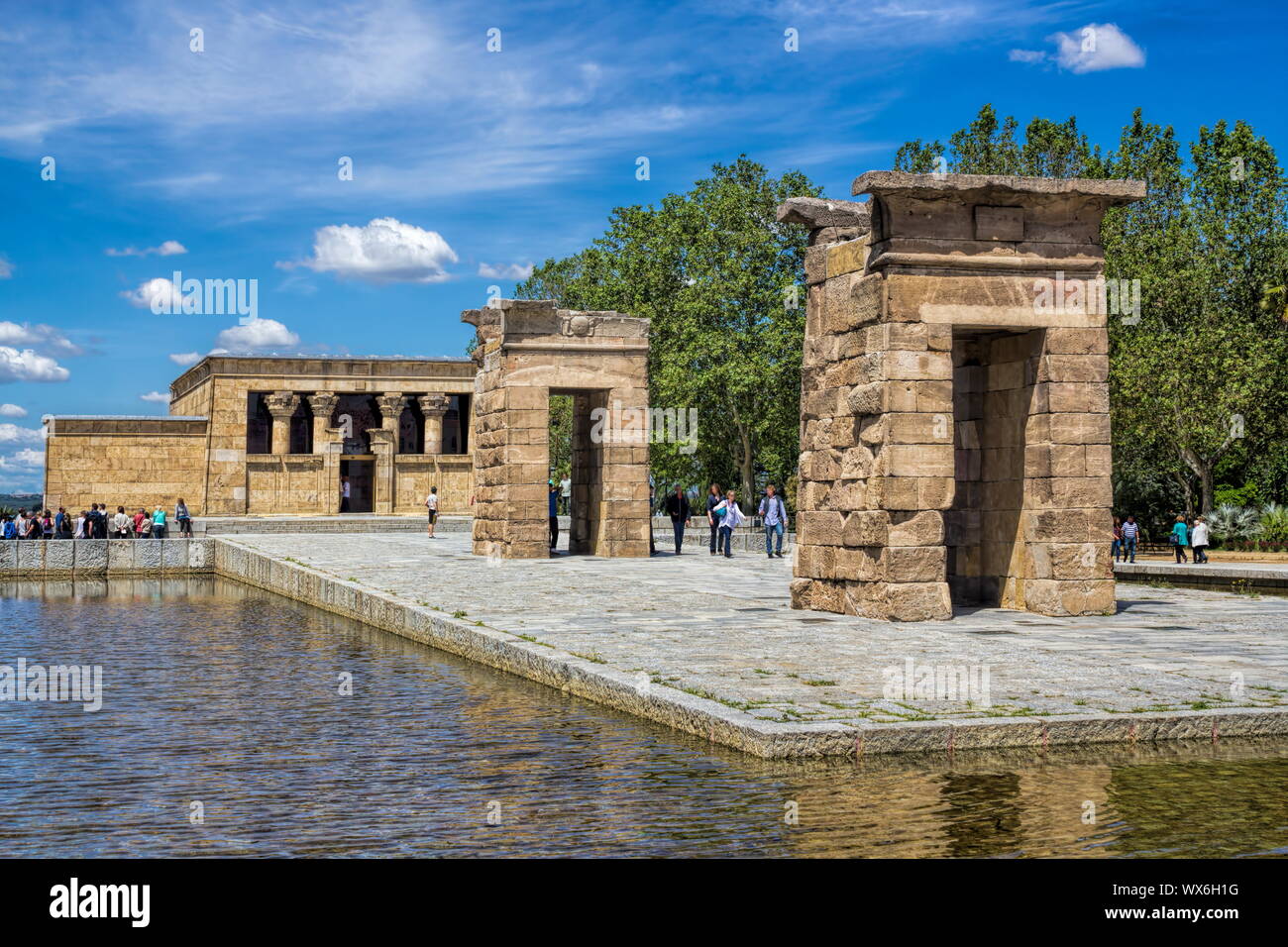 Madrid, Temple of Debod Stock Photo - Alamy