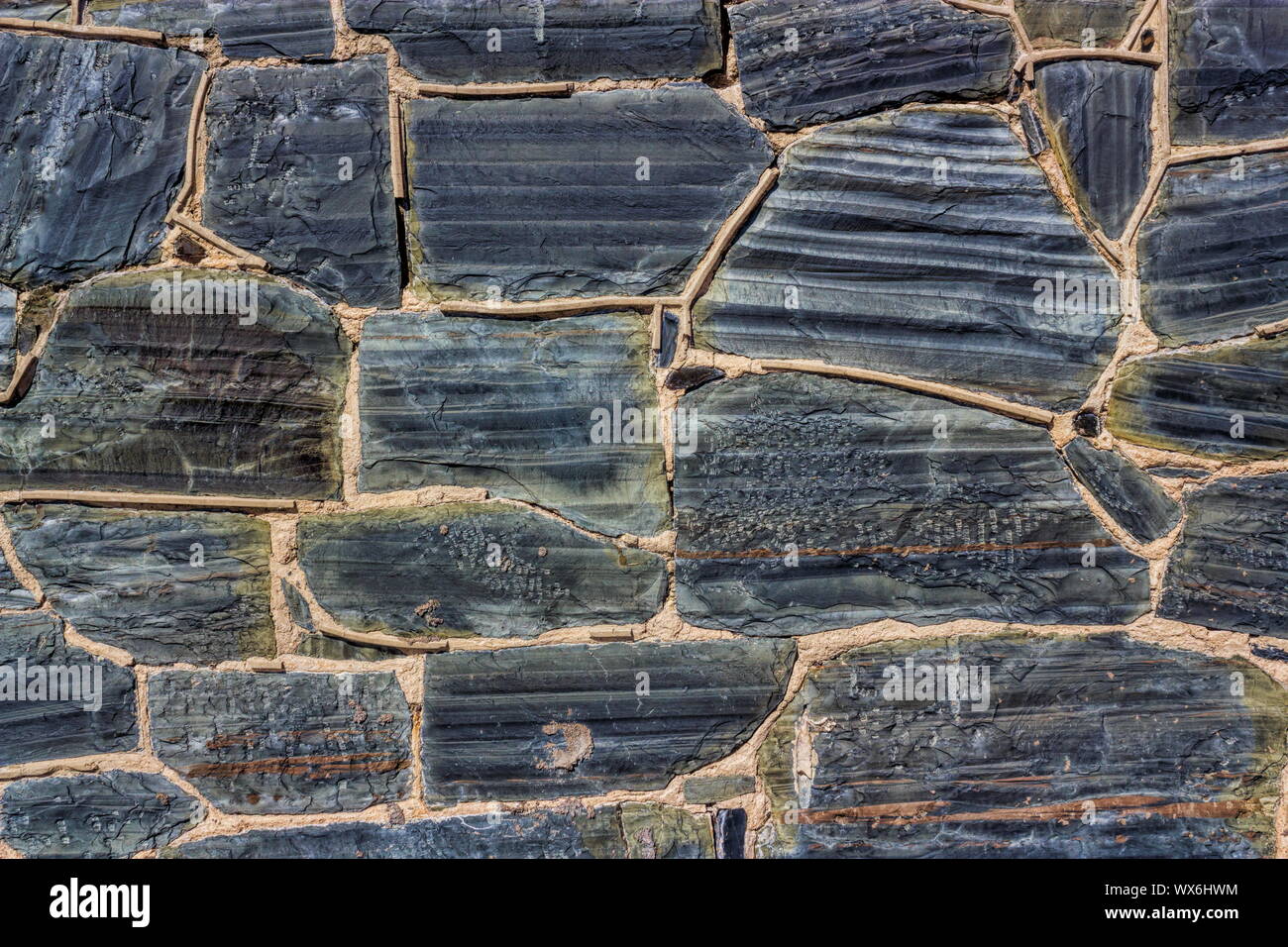 Cape Town, stone wall Stock Photo - Alamy
