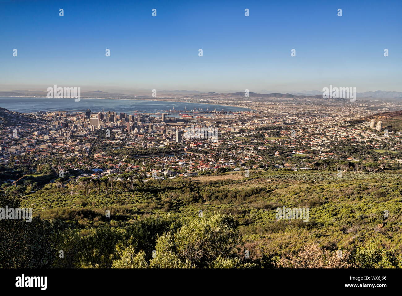 Panorama of Cape Town Stock Photo - Alamy