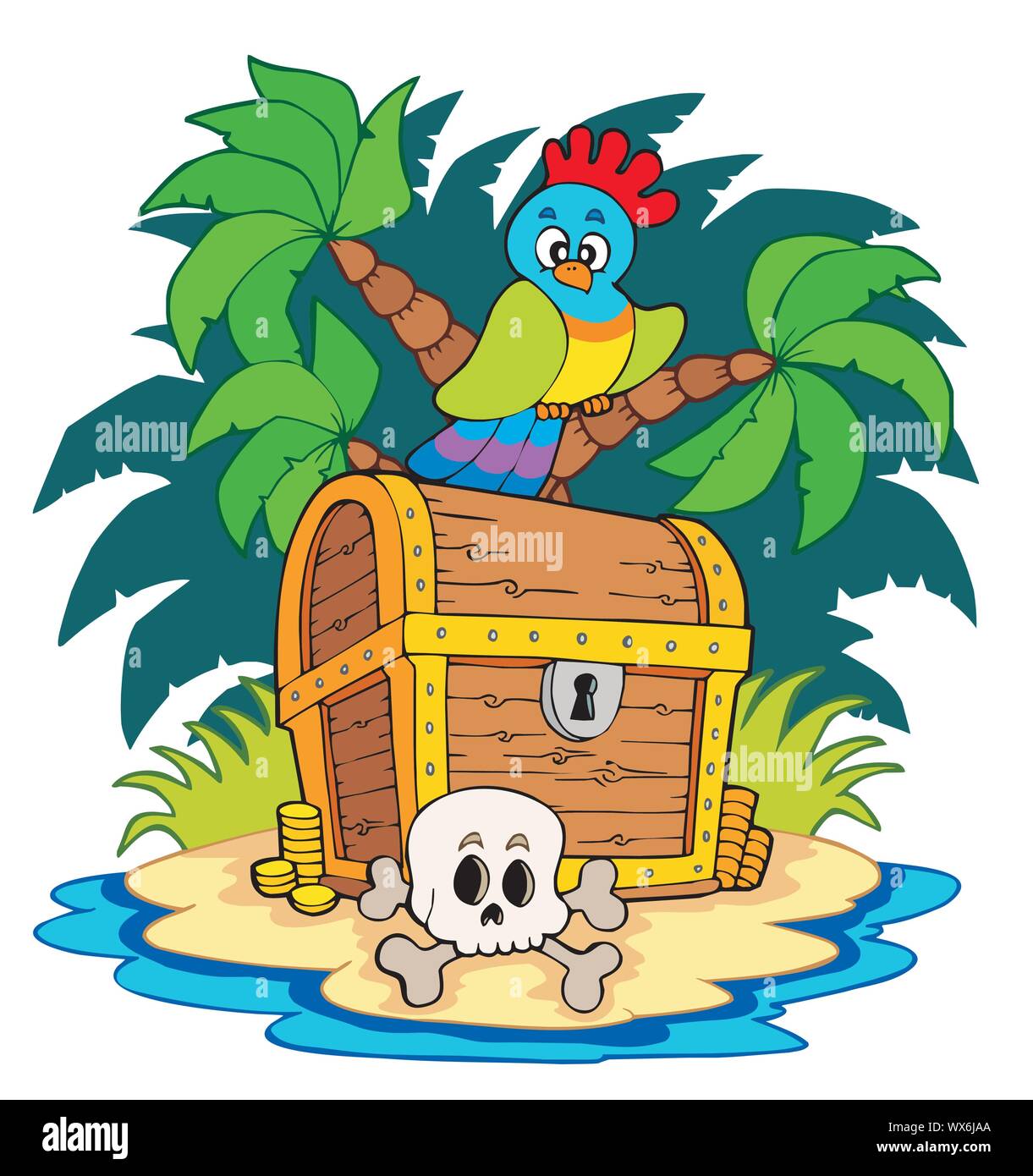 Pirate Treasure Clip Art