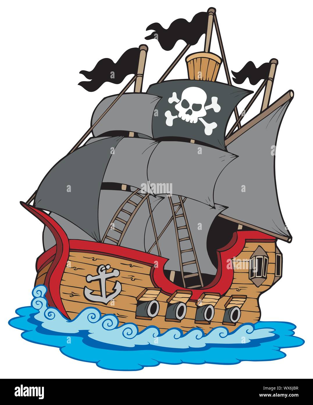 Warn boat Stock Vector Images - Alamy