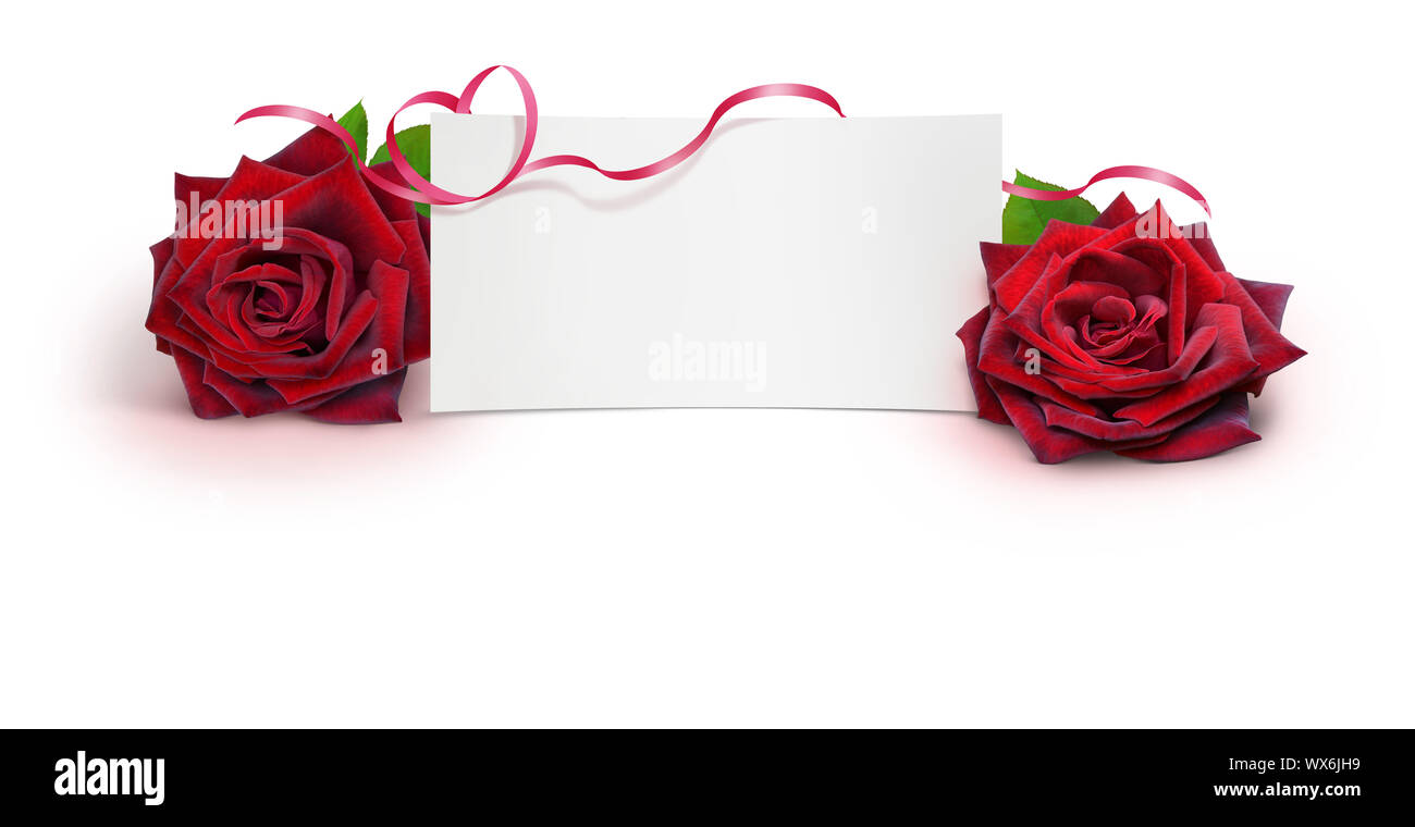 Template with roses Stock Photo - Alamy