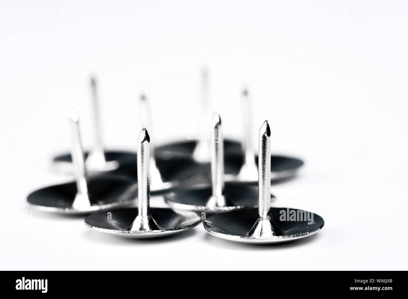 Brass drawing pin Cut Out Stock Images & Pictures - Alamy