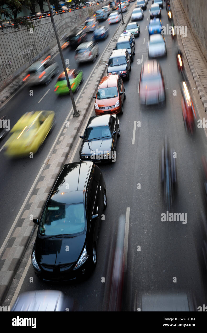 Traffic congestion in Jakarta, Indonesia Stock Photo - Alamy