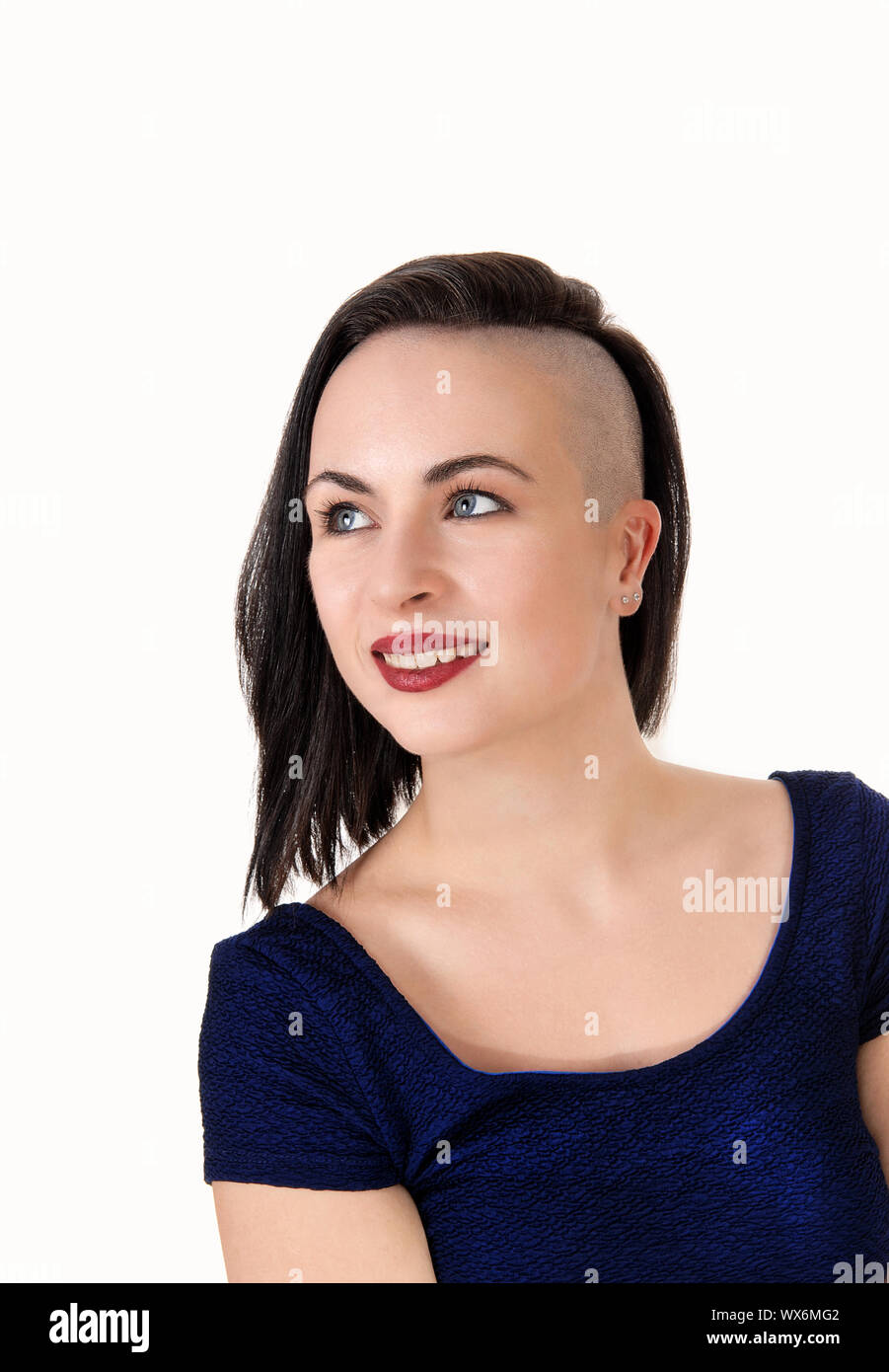 Shaved haircut hi-res stock photography and images - Alamy