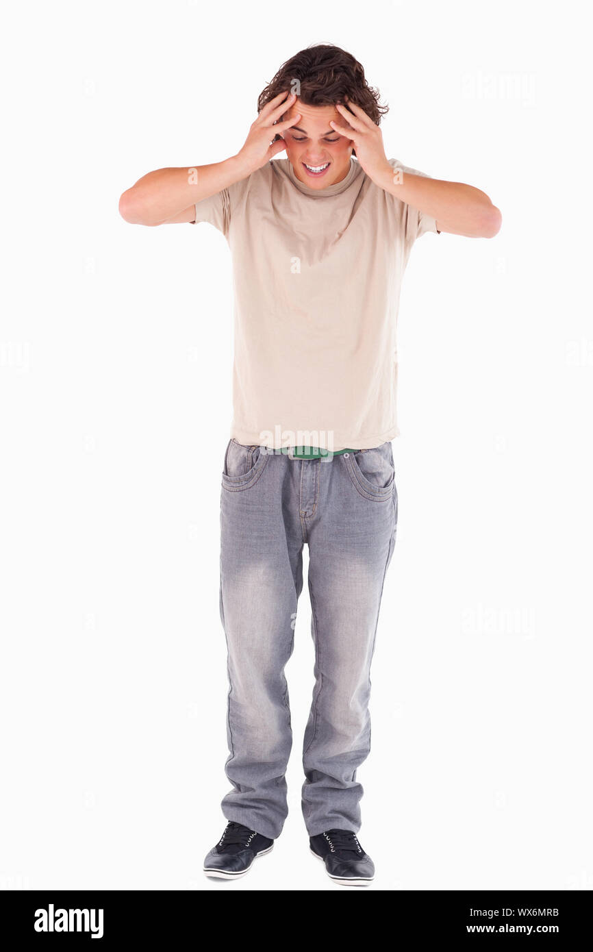 Full body angry man in Cut Out Stock Images & Pictures - Alamy