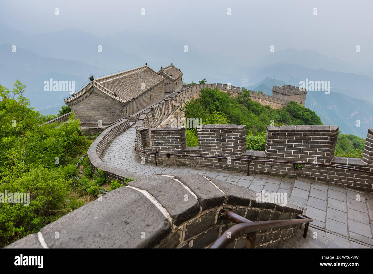 Great Wall of China at Badaling - Beijing Stock Photo - Alamy