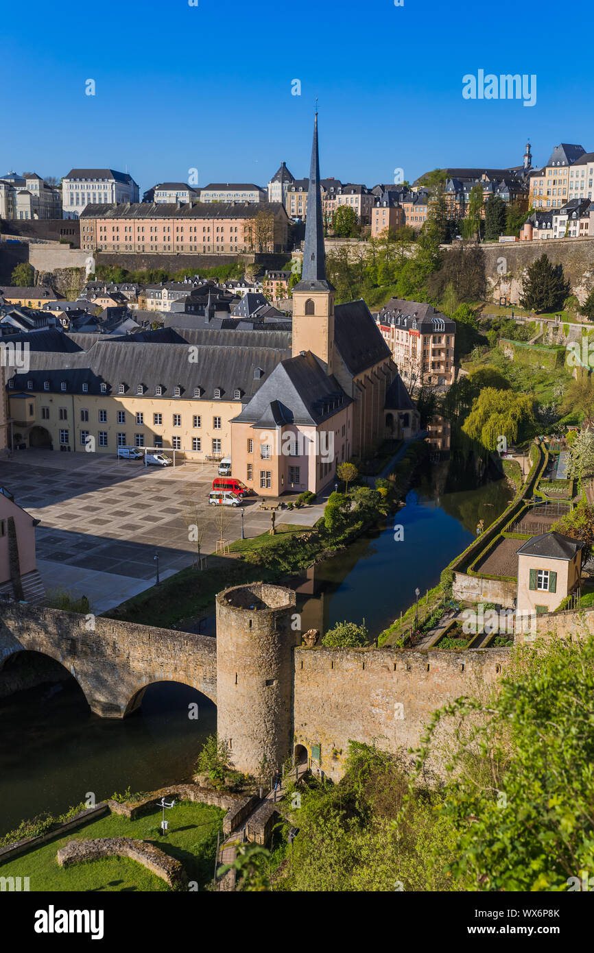 Luxembourg city historic skyline hi-res stock photography and images ...