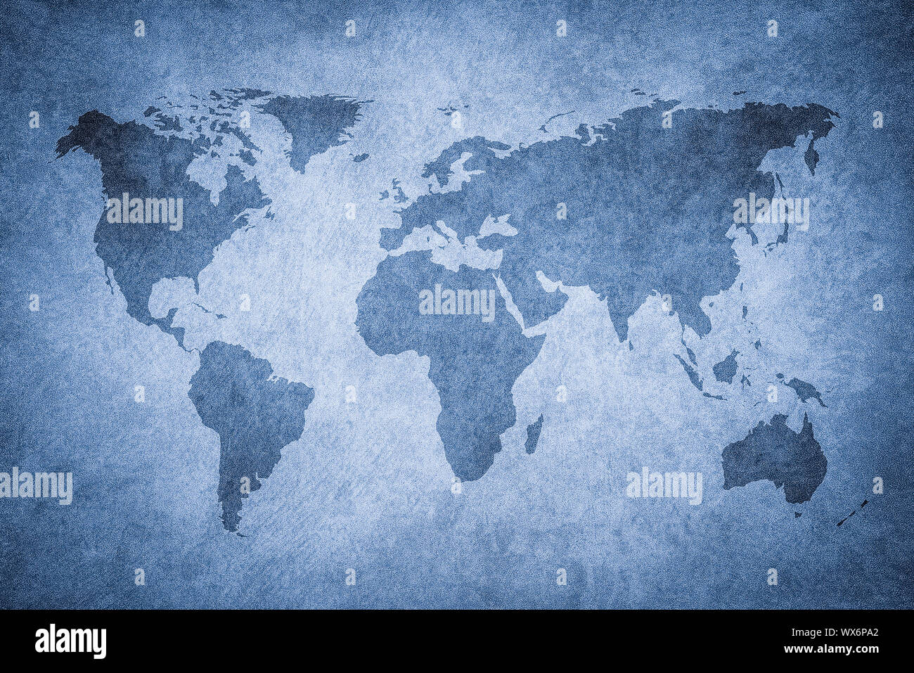 grunge map of the world Stock Photo - Alamy