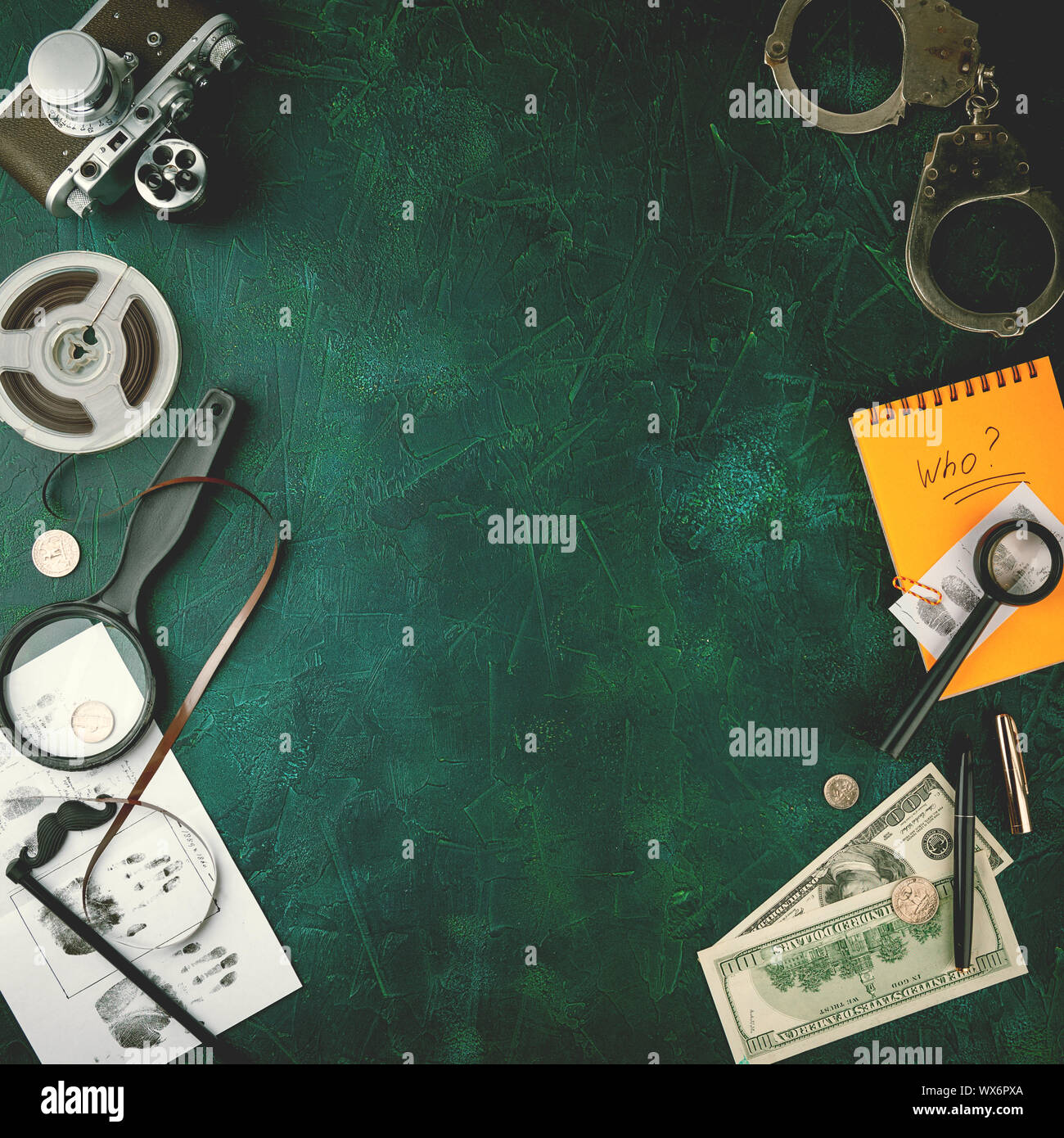 Private Detective Tools Stock Photo - Alamy