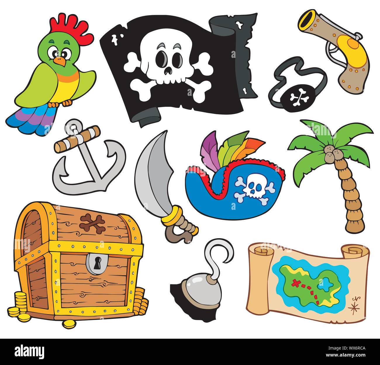 Buccaneer map hi-res stock photography and images - Alamy