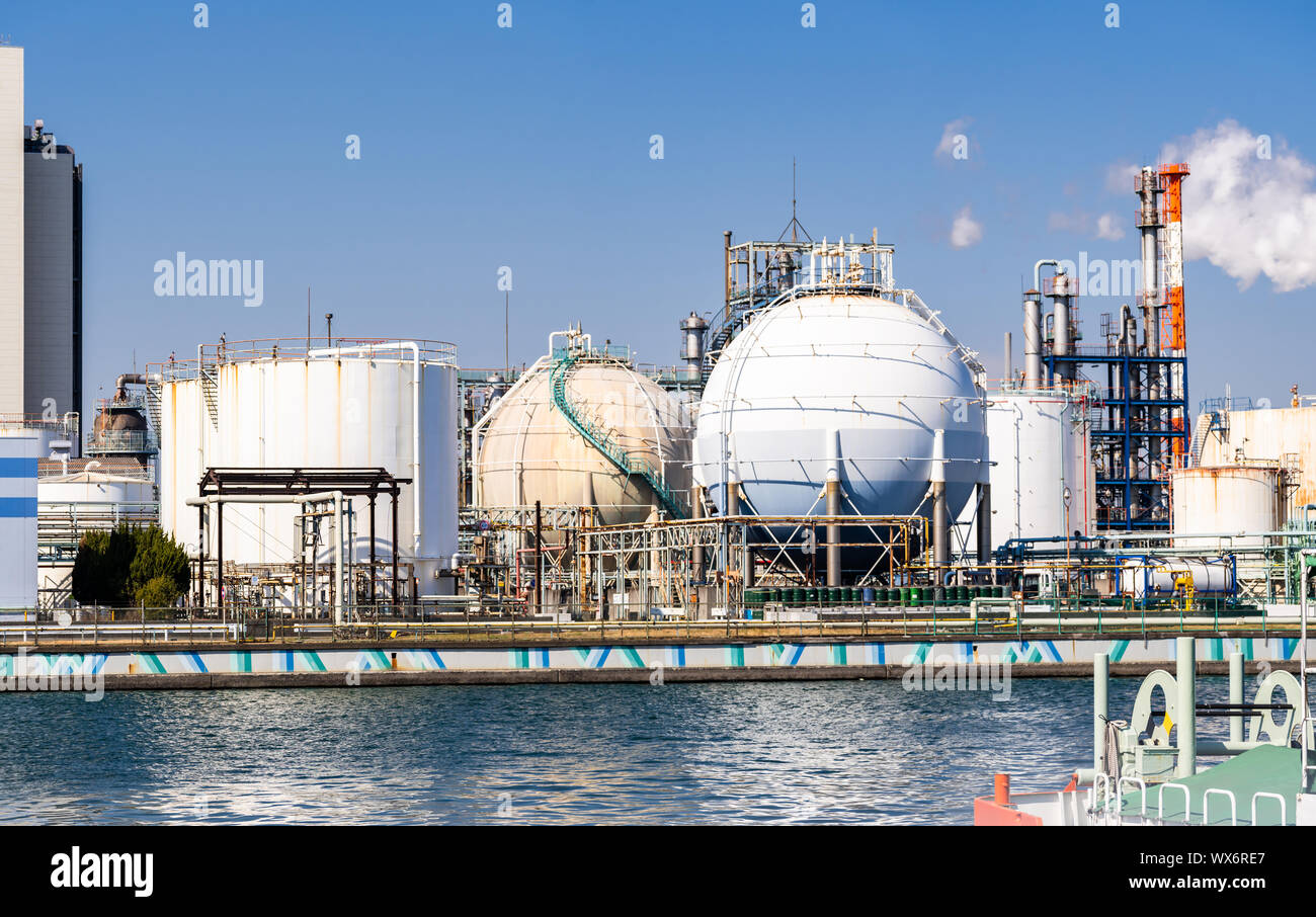Chemical Factory plant Stock Photo - Alamy