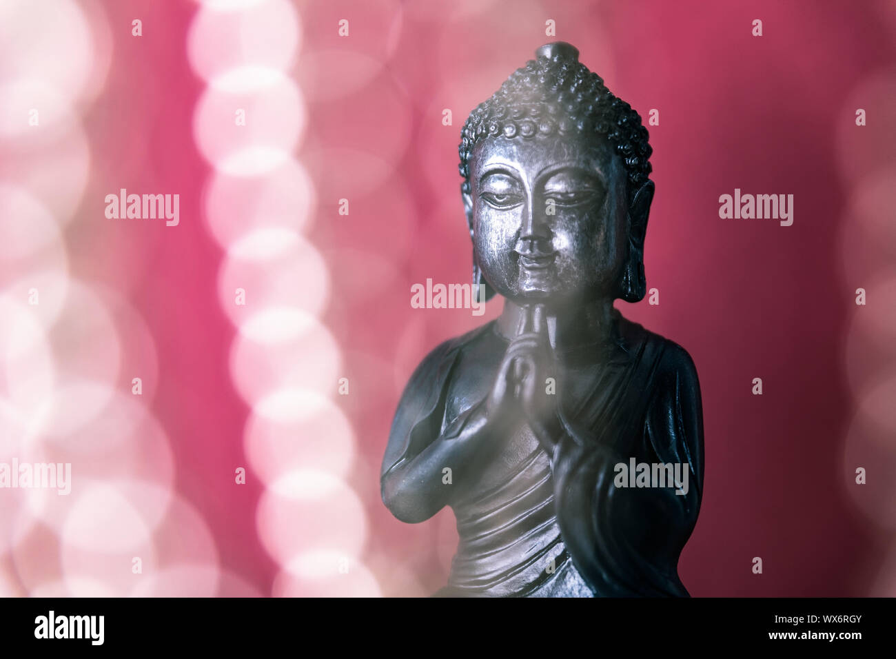 buddha statue sign for peace and wisdom Stock Photo - Alamy
