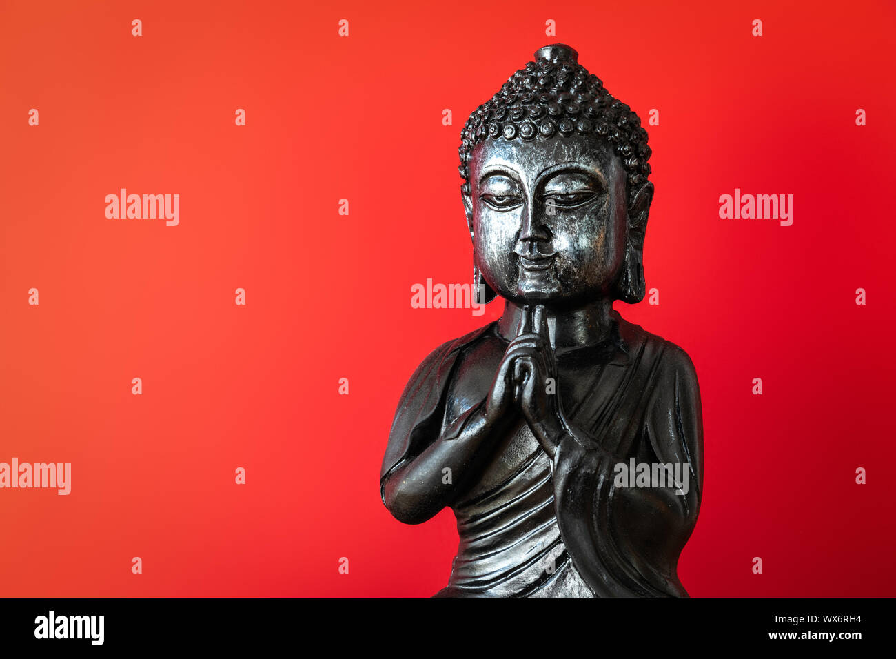 buddha statue sign for peace and wisdom Stock Photo - Alamy