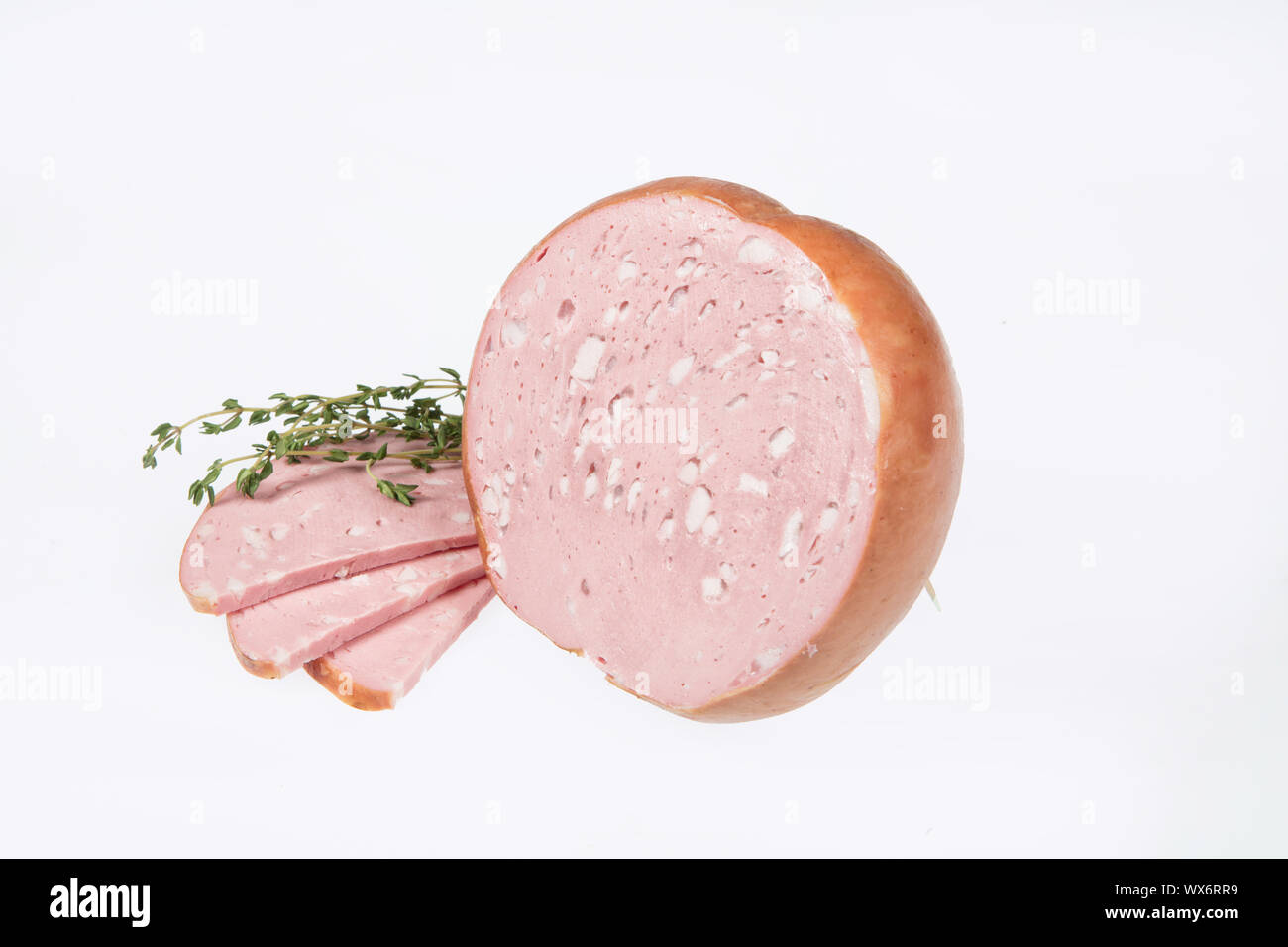 Ham And Greenery Stock Photo - Alamy