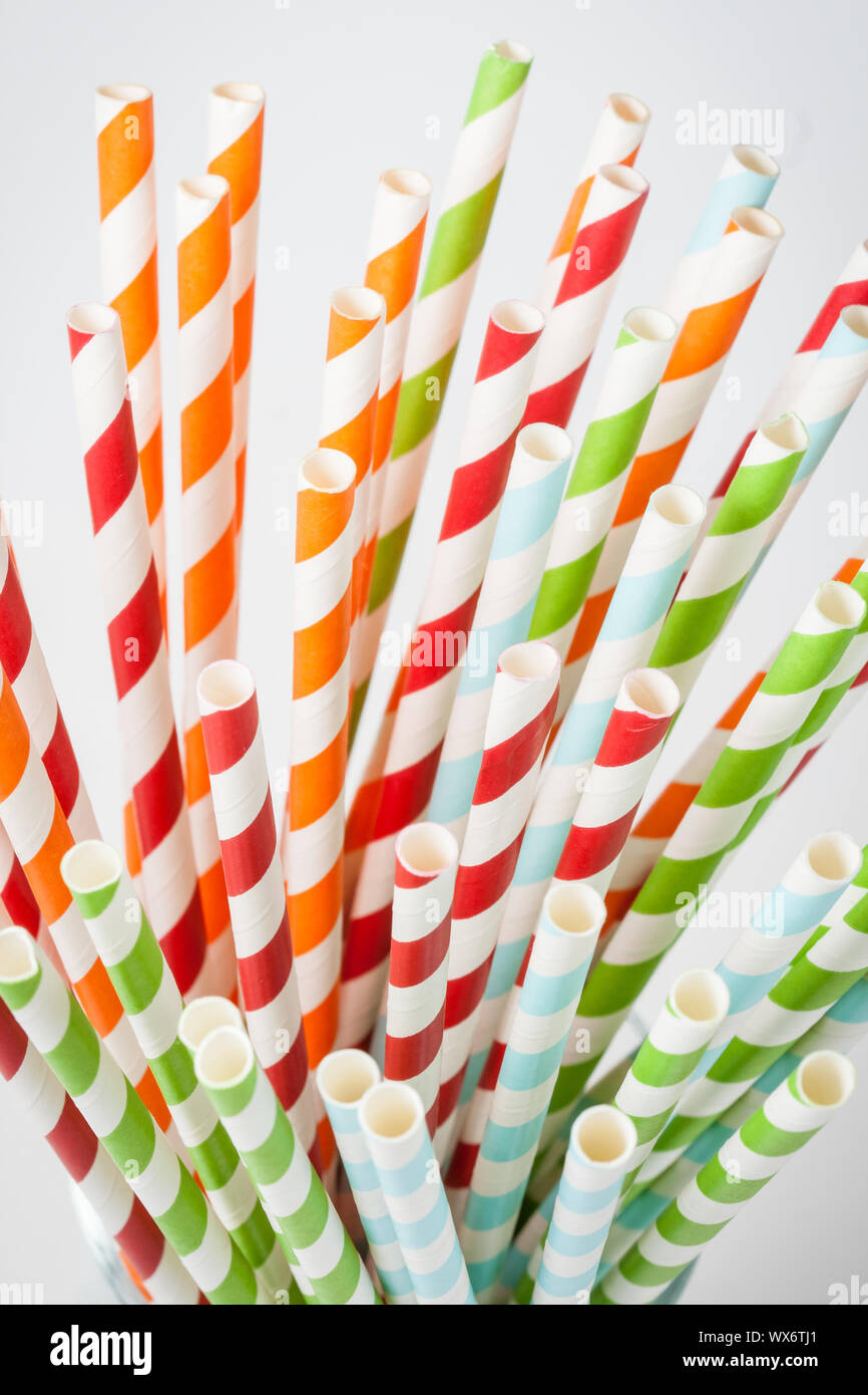 Striped cocktail stick Stock Photo - Alamy