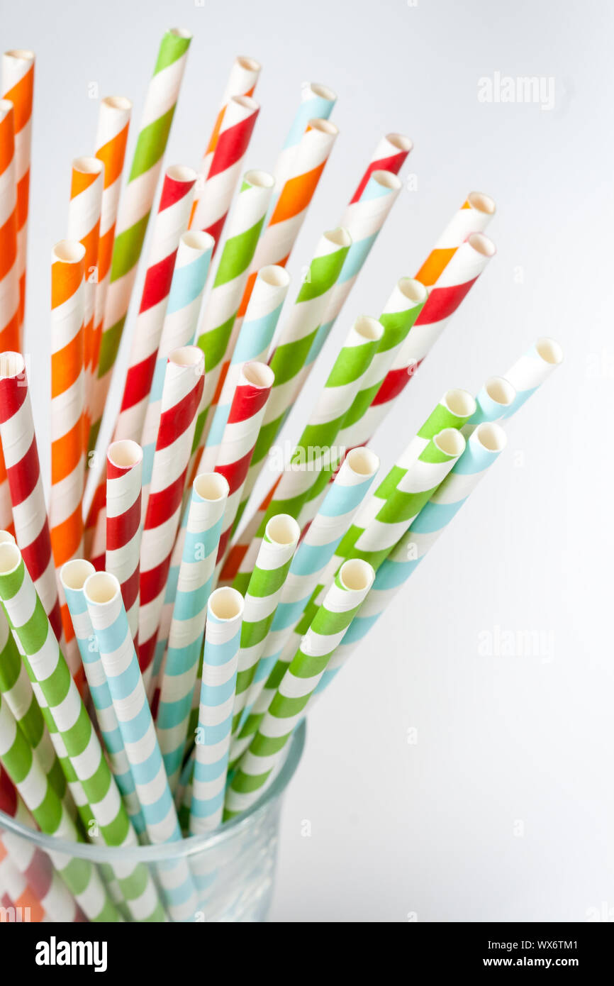 Striped cocktail stick Stock Photo - Alamy