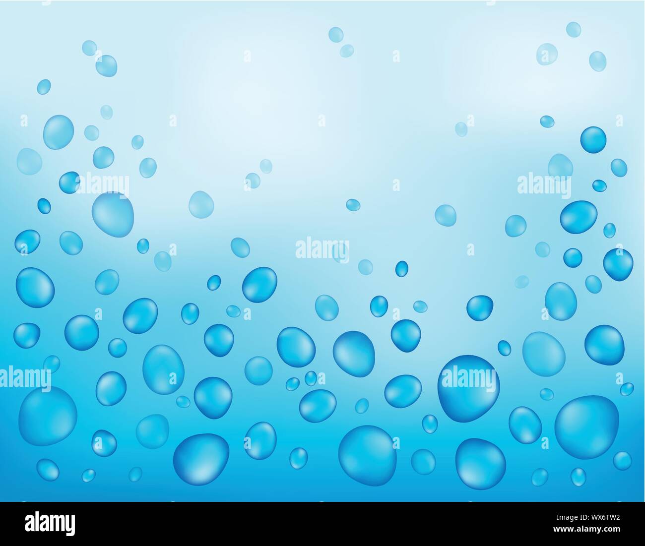 Blue water surface closeup Stock Vector Images - Alamy