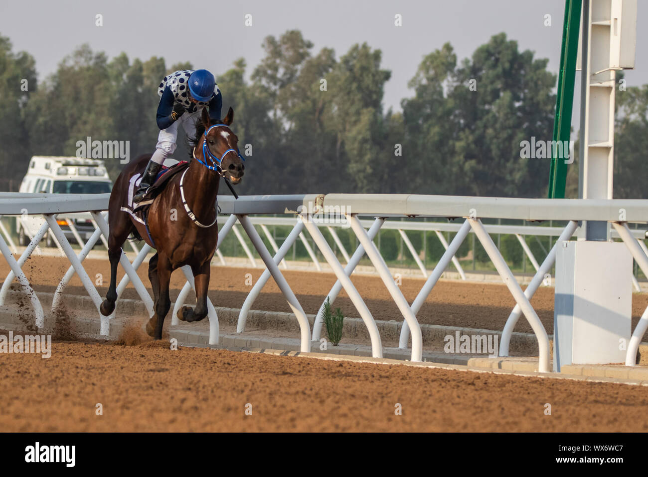 Horse Racing at King Khalid Racetrack, Taif, Saudi Arabia 28/06/2019 Stock Photo - Alamy