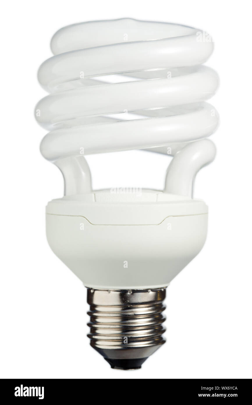 Light bulb on a white background Stock Photo - Alamy