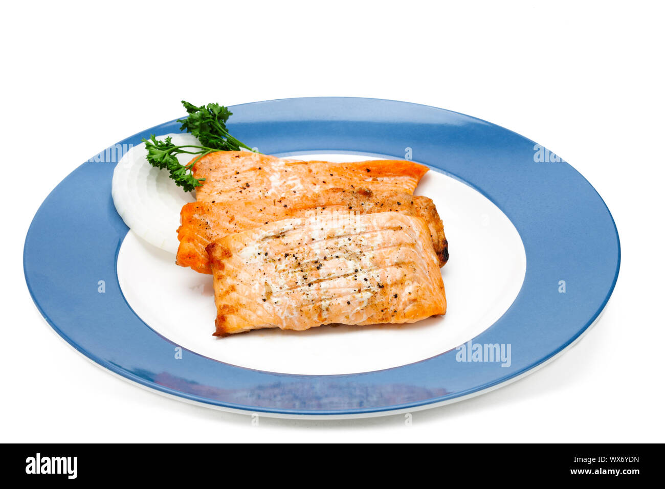 Plates delicious seafood dinner Cut Out Stock Images & Pictures - Alamy