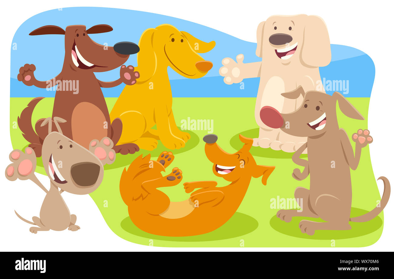Vector Cartoon Clip Art Group High Resolution Stock Photography and ...
