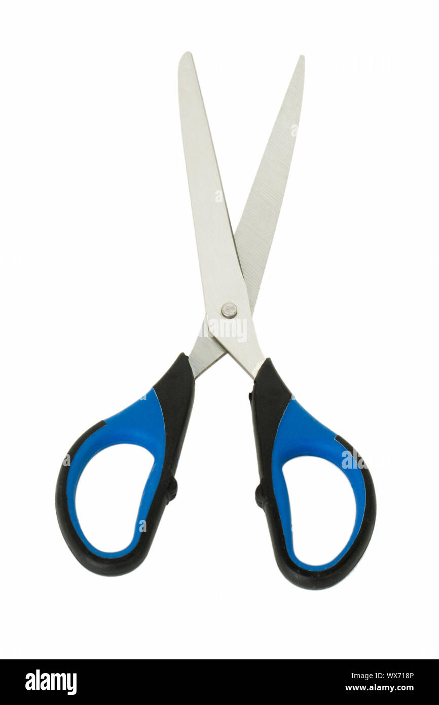 Illustration of scissor on a white background Stock Photo - Alamy