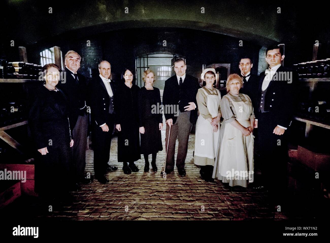 DOWNTON ABBEY, from left: Phyllis Logan, Jim Carter, Kevin Doyle ...