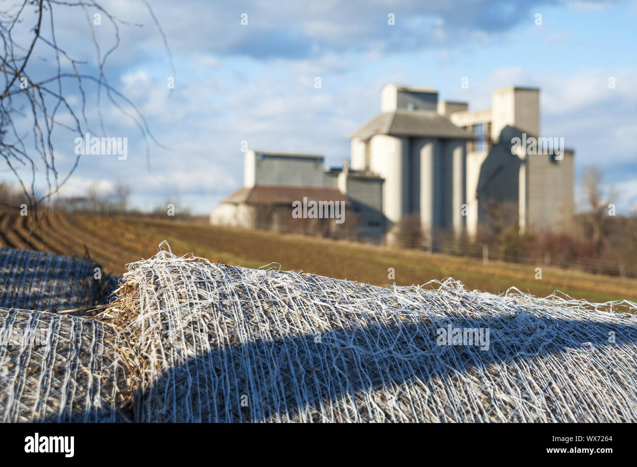 Storage building on a farm Stock Photo - Alamy
