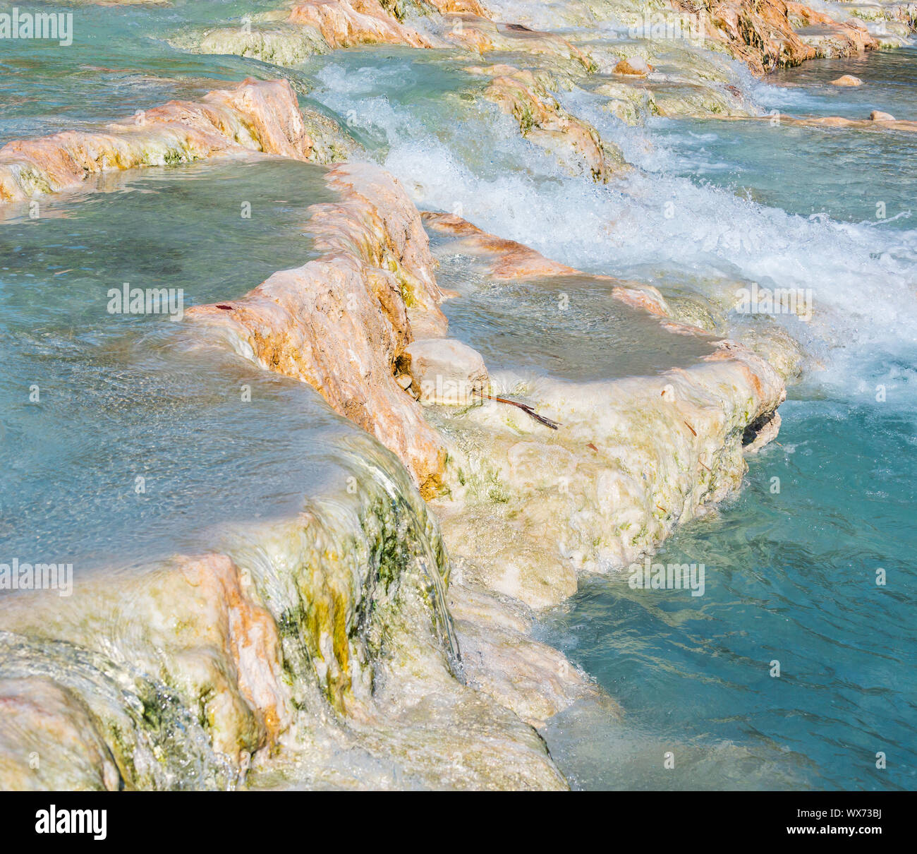 Natural spa Saturnia thermal baths, Italy Stock Photo - Alamy