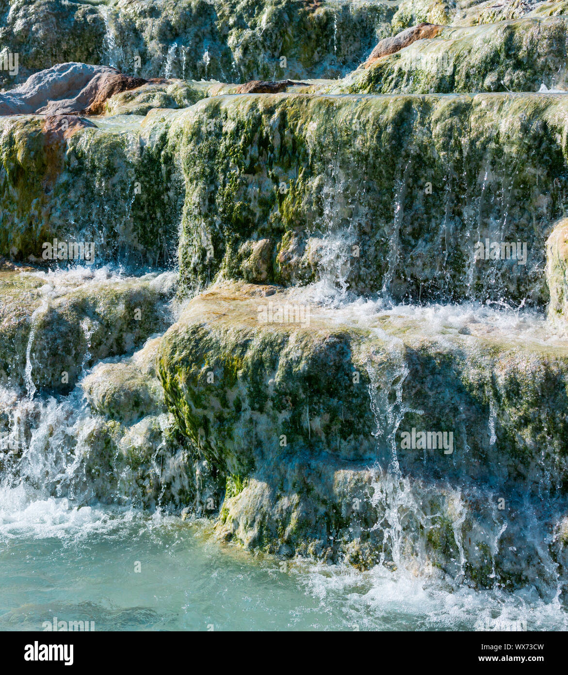 Natural spa Saturnia thermal baths, Italy Stock Photo - Alamy