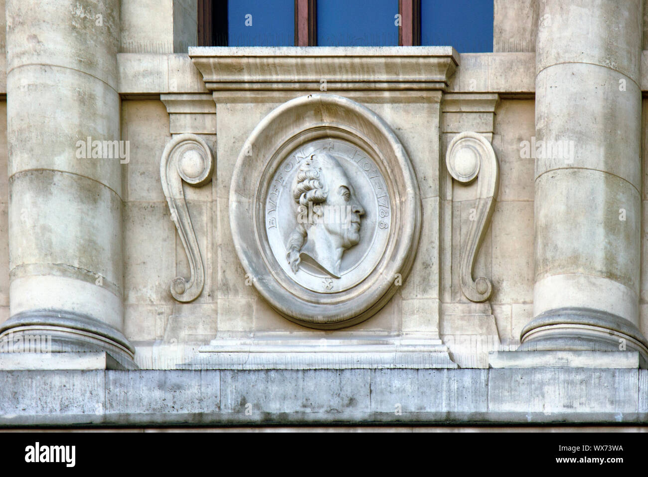 Ancient bas-reliefs on the Windows and walls of historical buildings ...
