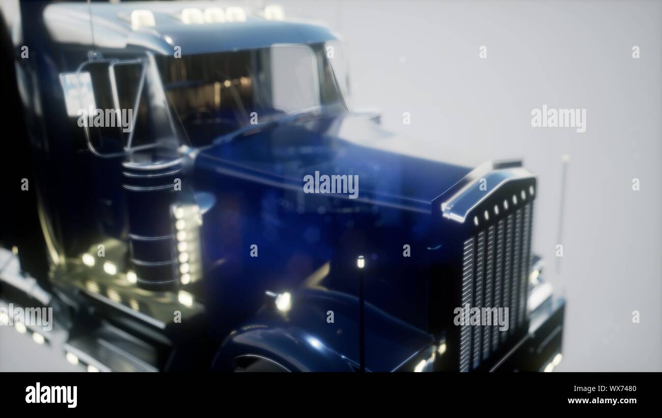White lorry rig hi-res stock photography and images - Alamy
