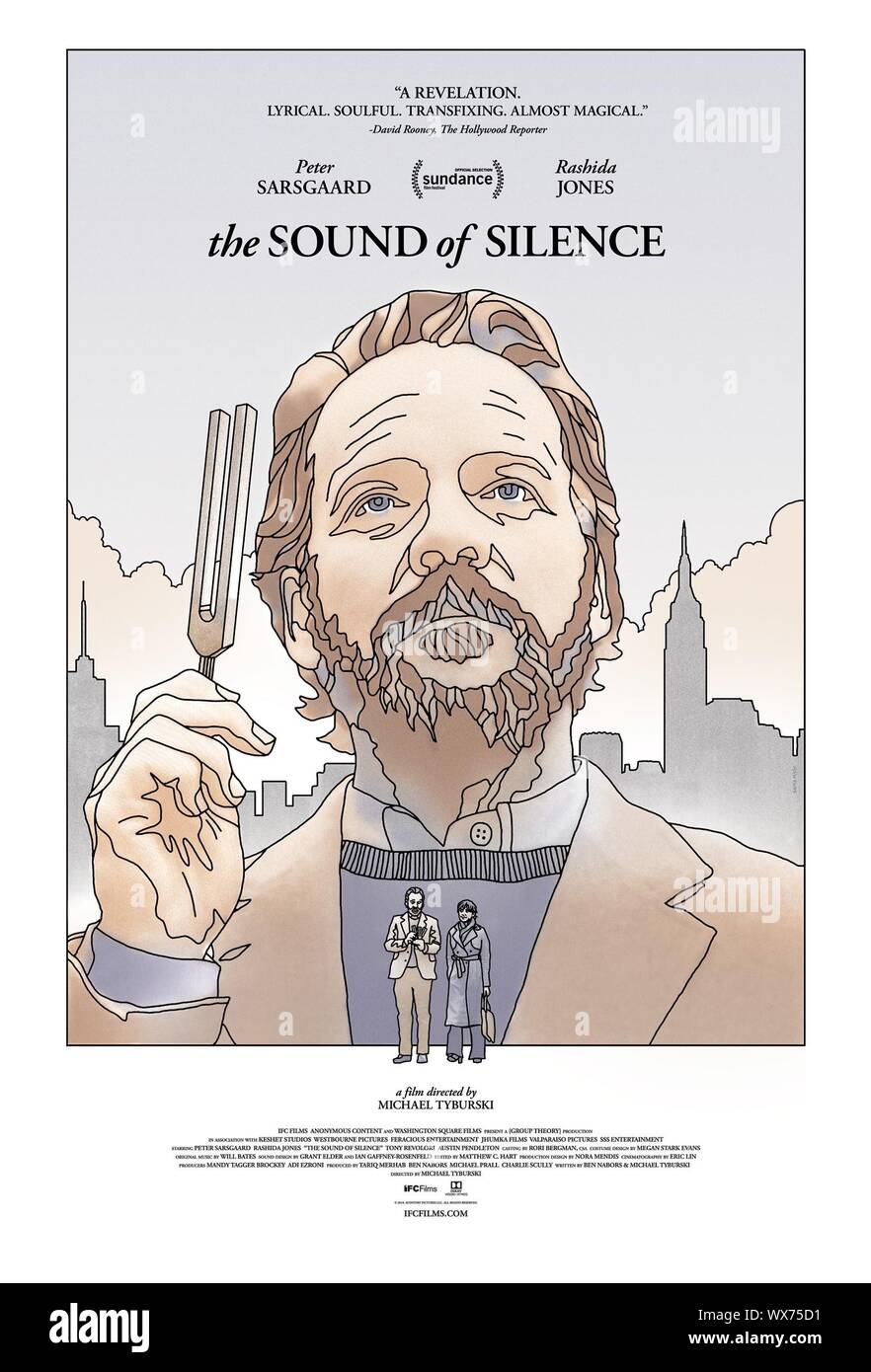 THE SOUND OF SILENCE, US poster, Peter Sarsgaard, 2019. © IFC Films ...