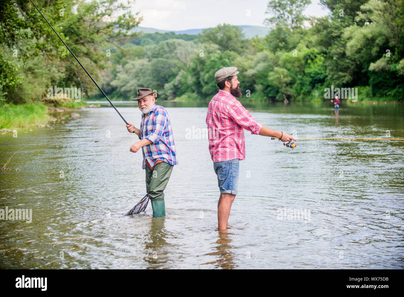 Fisherman family hobby sport hi-res stock photography and images - Alamy
