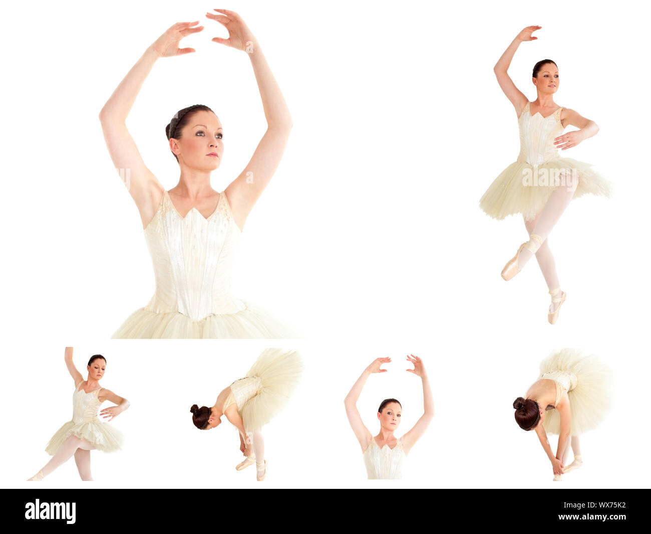Collage of a ballet dancer Stock Photo - Alamy