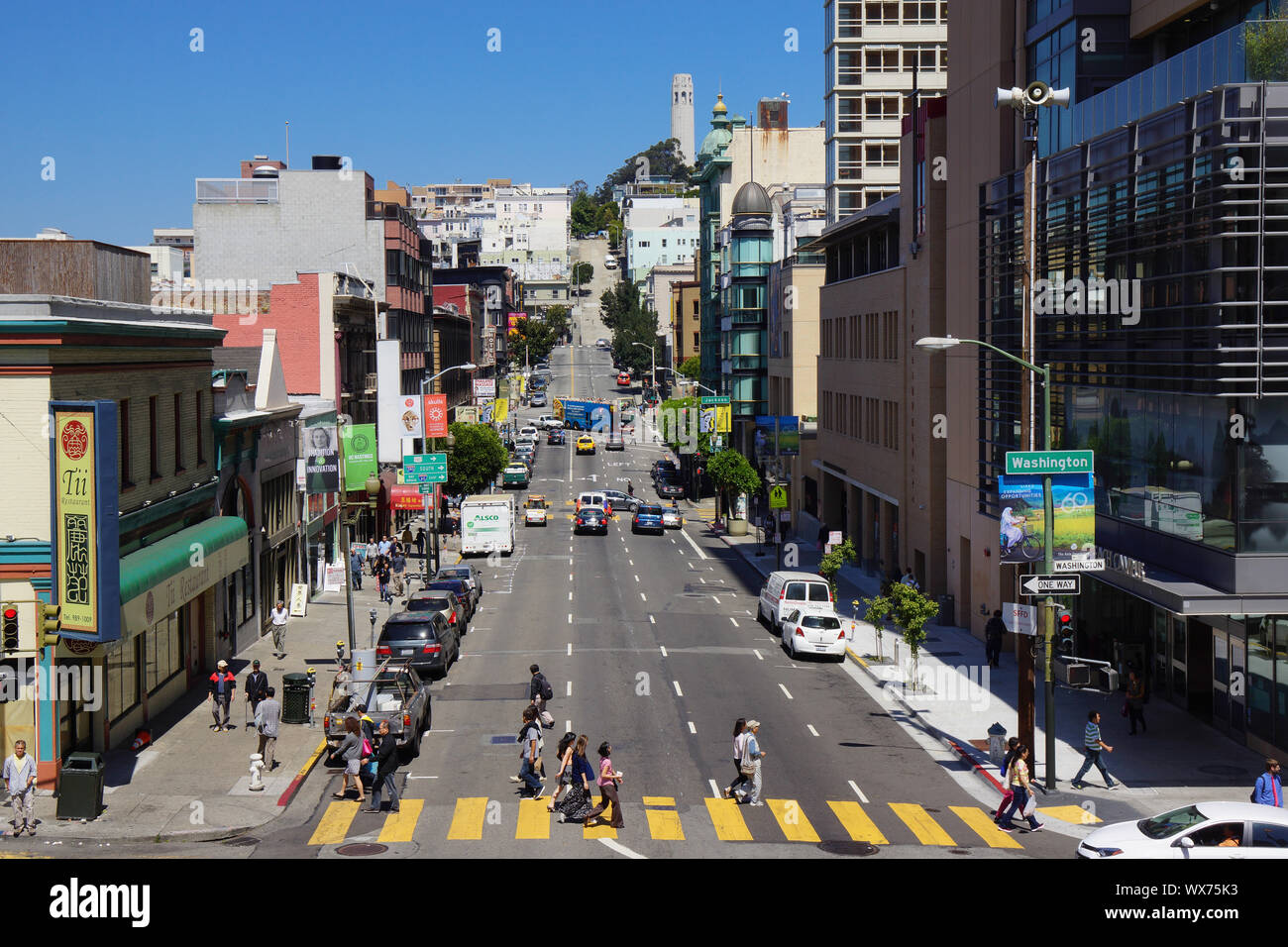 Crosswalk area hi-res stock photography and images - Alamy